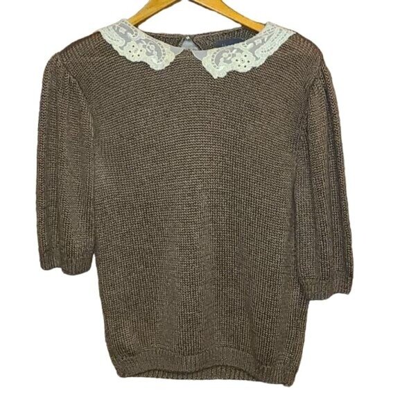 Vintage | Sweaters | Vintage Alison J Medium Cottagecore Lagenlook ...